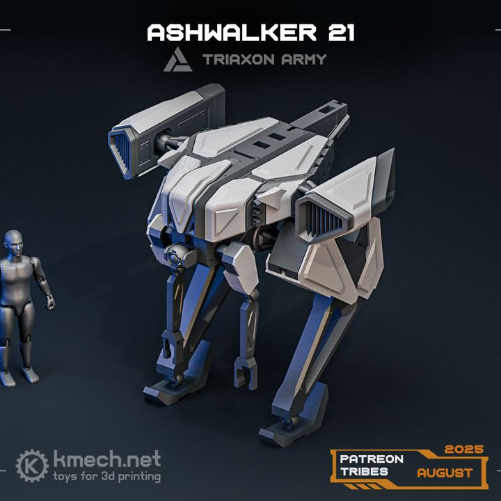 3D Printable ASHWALKER mech by Kmech
